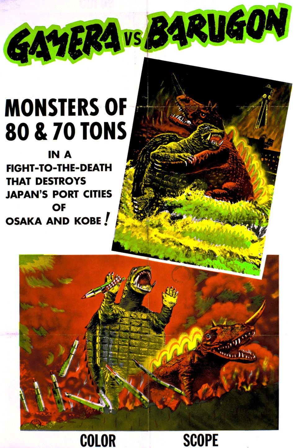 Gamera Vs Barugon 1966 Moria